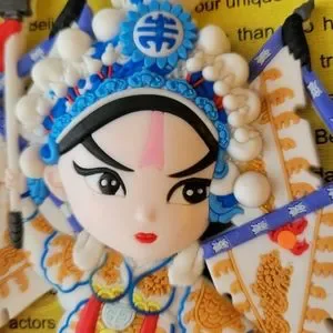 Accents | Chinese Opera Magnets 2 Beijing Colorful Souvenir Collectible ...
